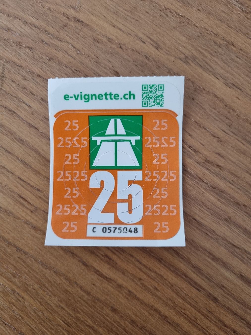 Vignette 2025 - Gültig bis Januar 2026 - Autobahnvignette (Neu und ...