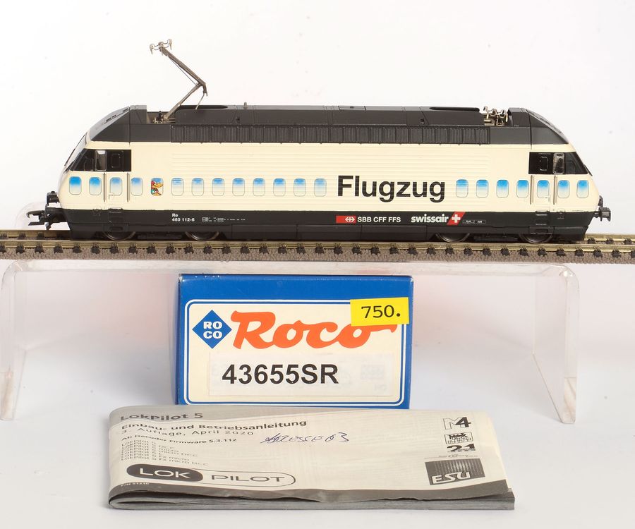 ROCO Re 460 «Flugzug», digital, H0, GS, OVP, 43655SR (Gebraucht) in ...