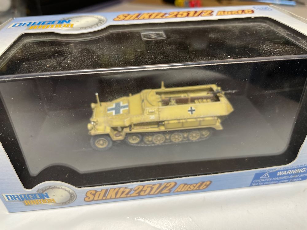 Panzer Halbkettenfahrzeug Sd Kfz 251/2 Ausf. C Metall 1/72 (Neu und ...