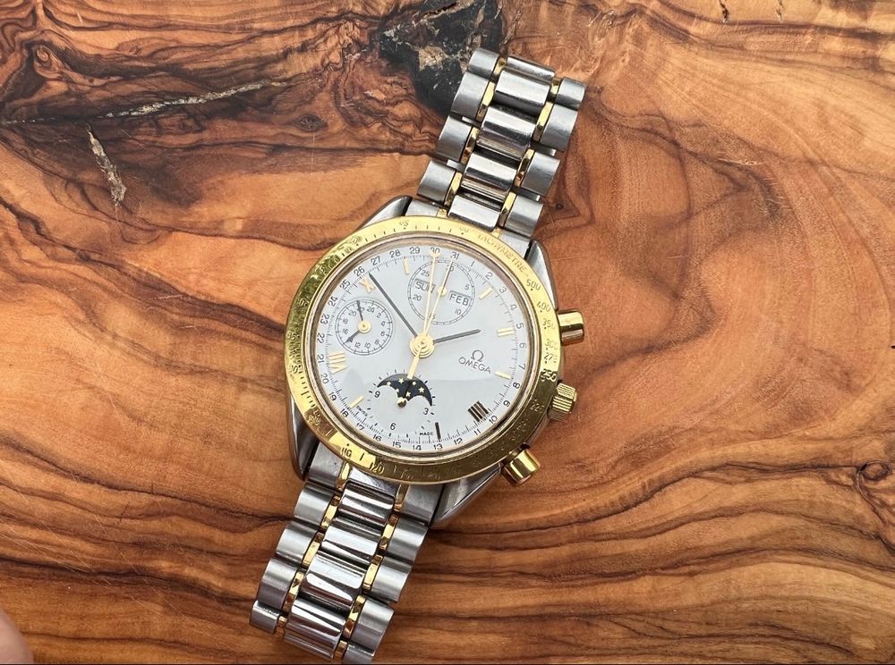 Omega Speedmaster Reduced Mondphase Bicolor 175.0034 (Gebraucht) in ...