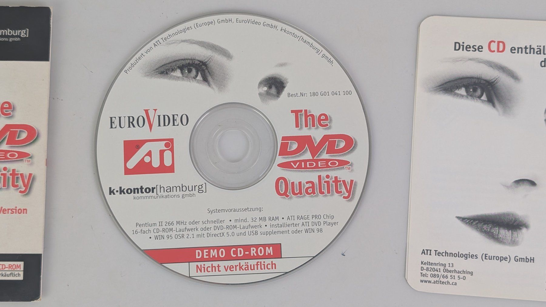 DVD-Video Quality Demo CD-ROM mit Trailer, Rarität! Top (Gebraucht) in ...