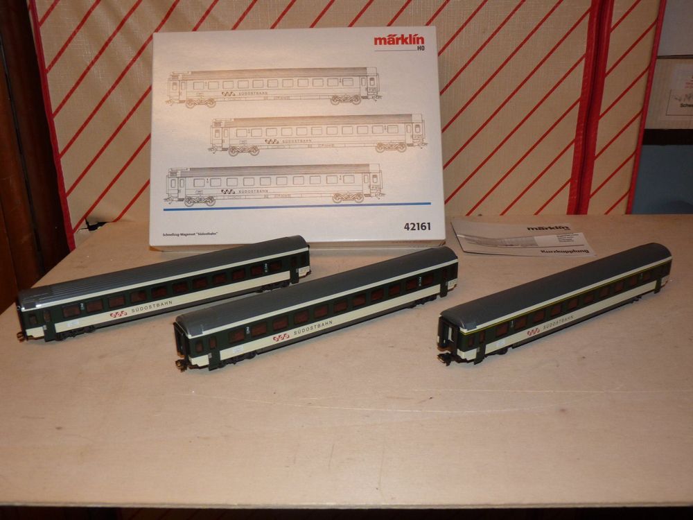 Märklin Wagenset SOB Art. Nr. 42161 (Gebraucht) in Rudolfstetten für CHF 93 – mit Lieferung auf ...