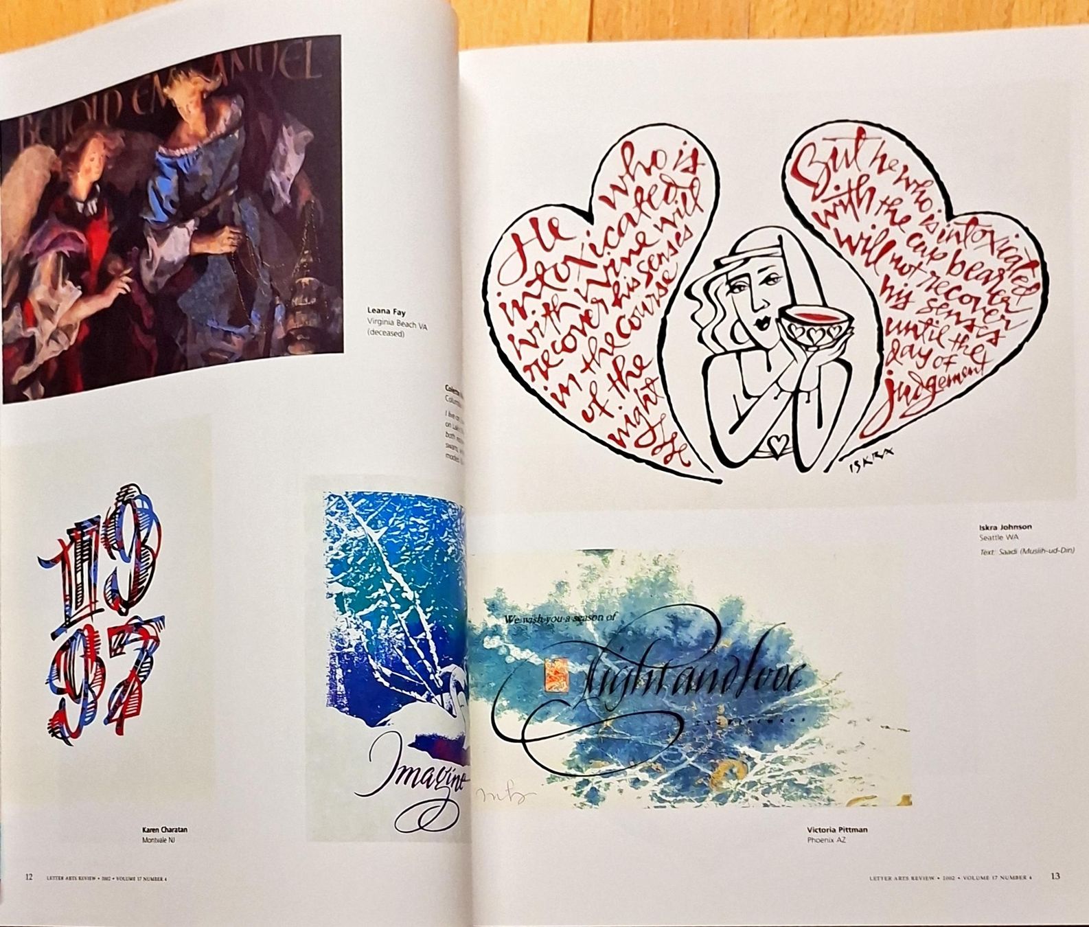 Letter Arts Review, Band 17, Kalligraphie Magazin! (Gebraucht) in ...