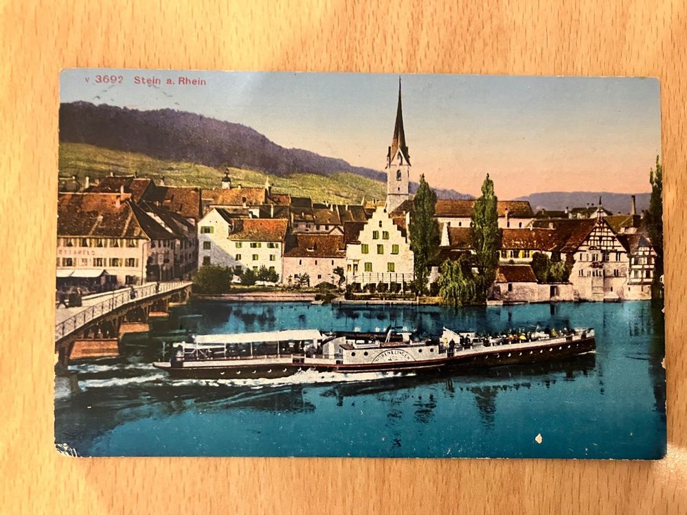 Stein am Rhein mit Raddampfer (Gebraucht) in Hinwil für CHF 3 – mit Lieferung auf Ricardo kaufen