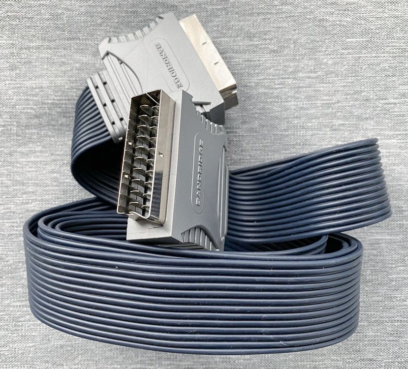 SCART Kabel 1,5 Meter 2 x SCART Stecker 21 Pin BANDRIDGE (Gebraucht) in ...