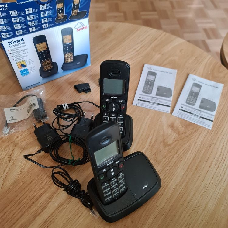 Swisscom Schnurlos DECT GAP Set Wizard DC5902 DUO von Switel (Gebraucht) in Basel für CHF 39.9 ...
