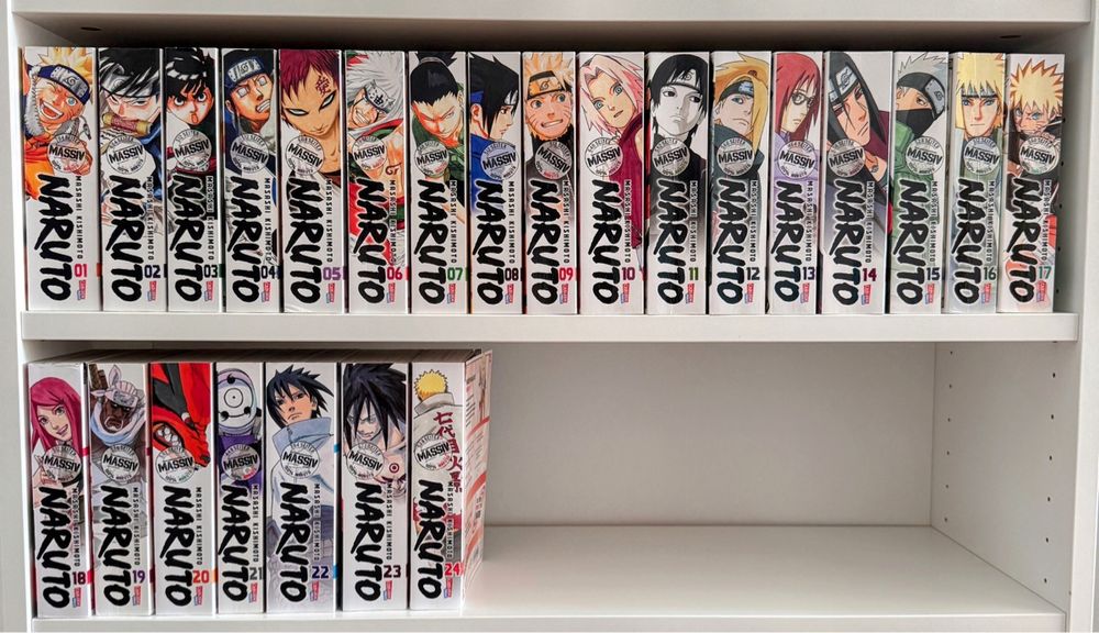 Naruto Massiv Manga, Band 1-24, Top Zustand, Komplette Serie (Gebraucht ...