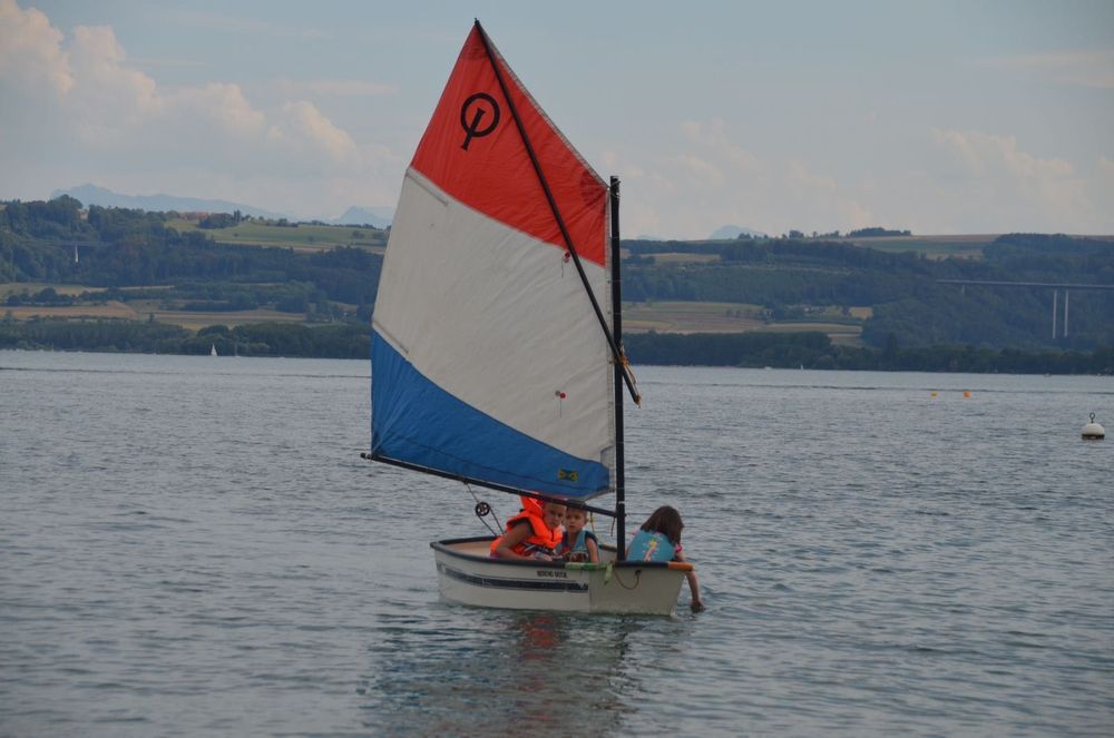Opti-Jolle für Kinder und Jugendliche bis etwa 15 Jahre (D'occasion) à ...