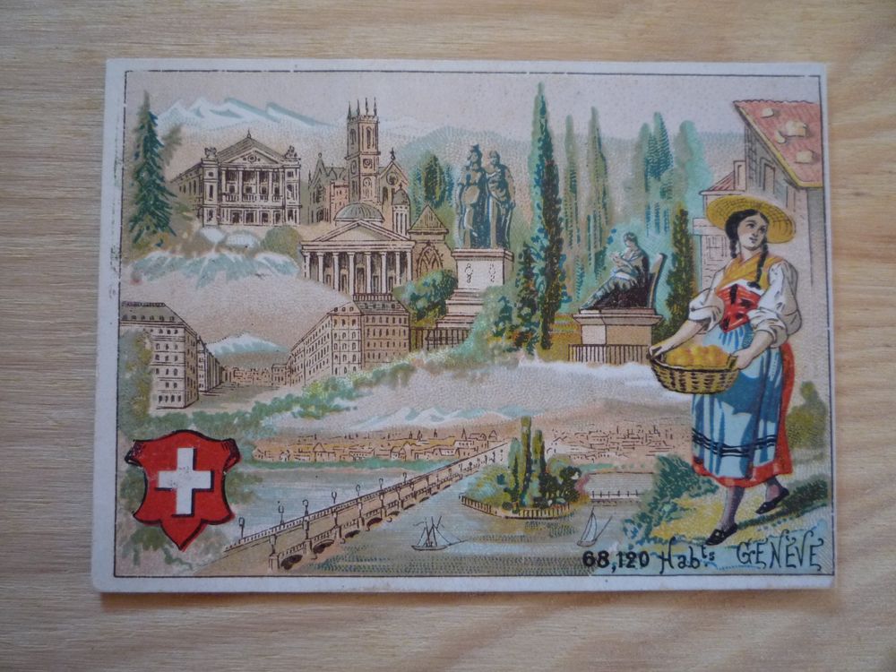 Werbekarte E.A. Görlacher, Nancy, Litho (Gebraucht) in Rieden SG für ...