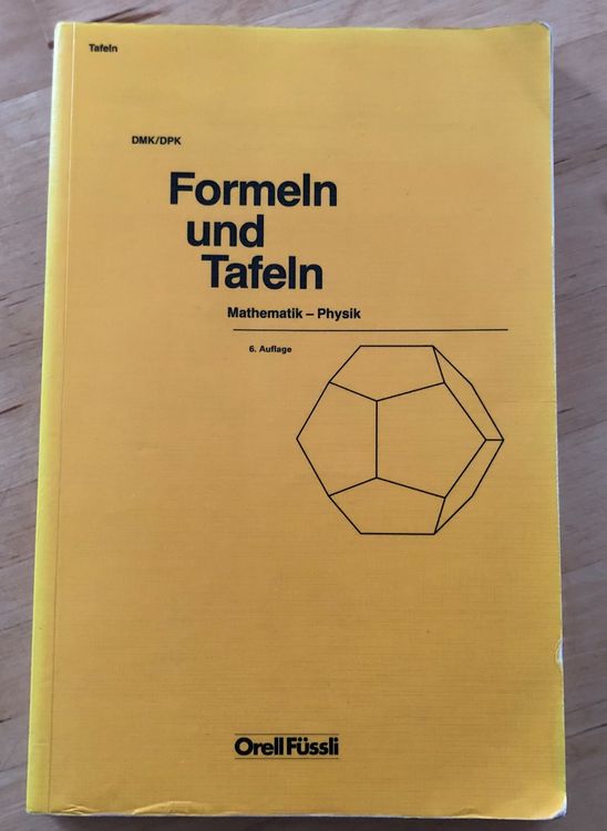 Formel und Tafeln (Gebraucht) in Rapperswil BE für CHF 4 – mit ...
