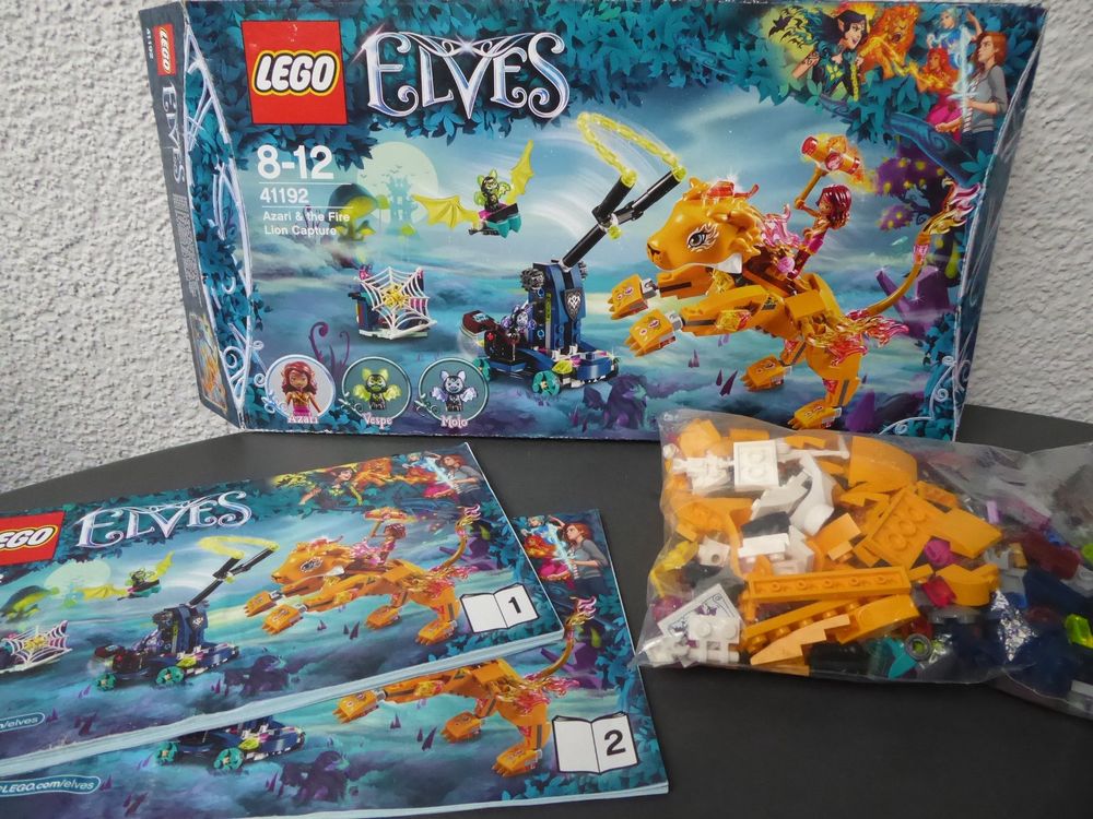 LEGO Elves 41192 Azari und die Falle Feuerlöwe 8-12 Jahre (Gebraucht ...