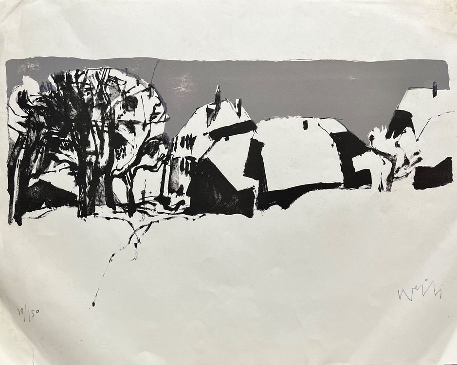 Hugo Wetli (1916-1972) Lithographie Handsigniert (Gebraucht) in ...