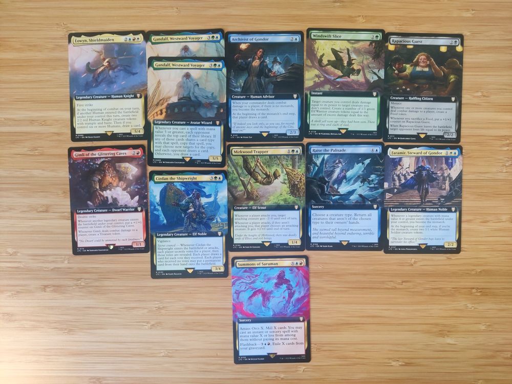 MTG-Lord of the Rings_Commander 2Mit, 10Rare-see description | Kaufen ...