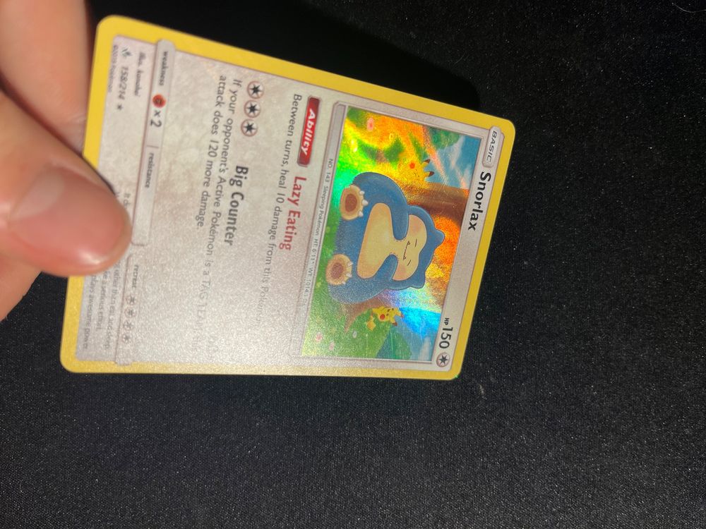 Snorlax Holo #158 Pokemon Card Unbroken Bonds | Kaufen auf Ricardo