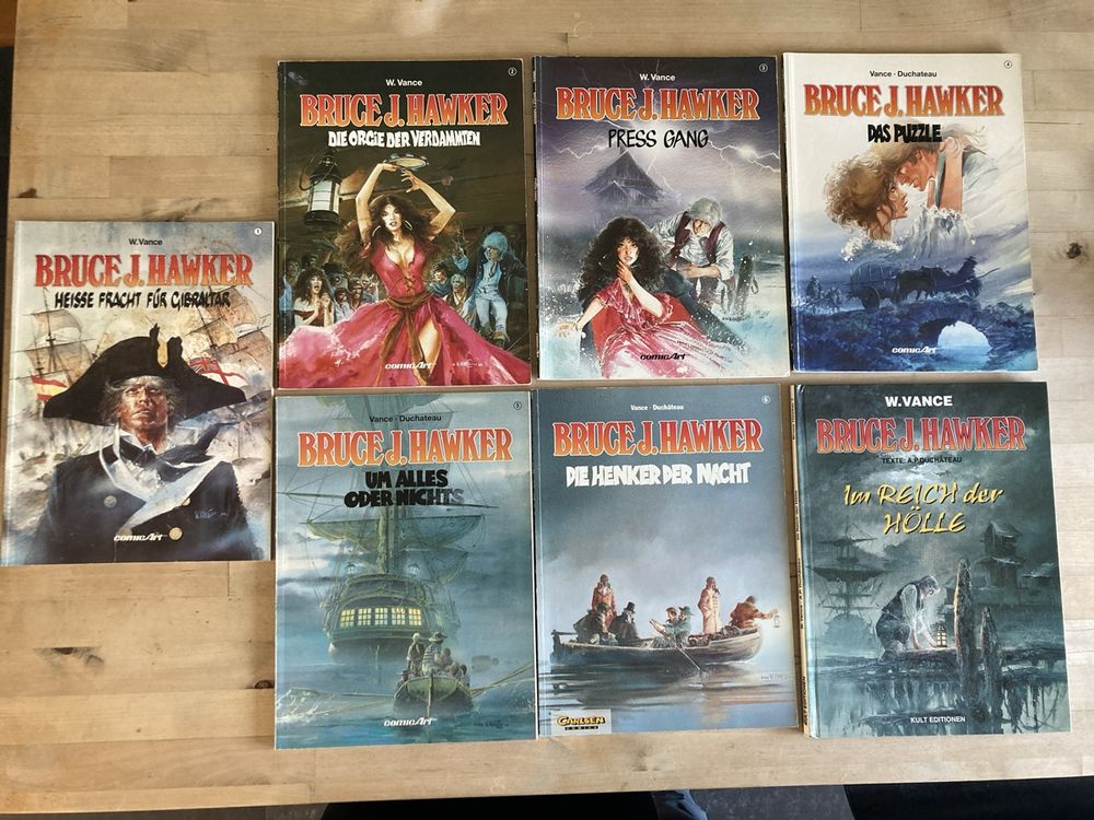Bruce J, Hawker Band 1 -7 komplett von W. Vance (Neu (gemäss ...