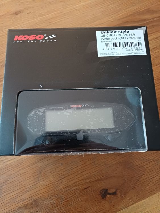 Koso DB-01RN LCD Meter - Neu, Originalverpackt & Universal (Neu und ...
