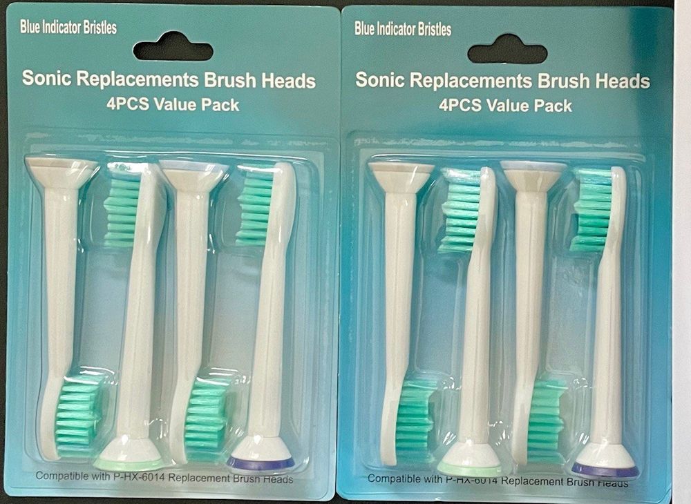 8 Ersatzbürsten für Philips Sonicare, inkl. occ. Handteil (Neu und ...