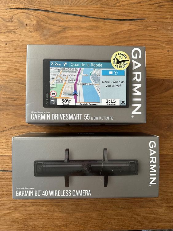 Garmin DRIVESMART 55 + Garmin BC 40 Wireless Camera | Kaufen auf Ricardo