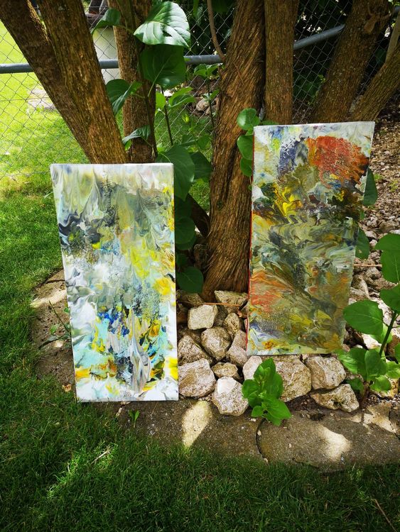 Acrylbilder auf Leinwand (Gebraucht) in Zuzwil SG für CHF 1 – nur Abholung auf Ricardo kaufen