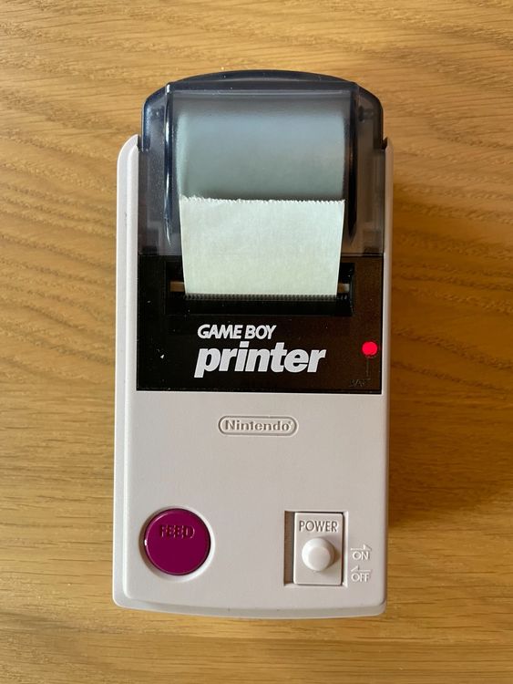 Nintendo Game Boy Printer + Cable + Game Boy Camera + Paper (Gebraucht ...