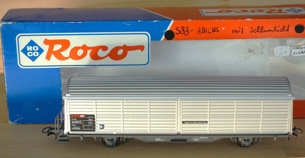 SBB-CFF Hbils - gedeckter Güterwagen. Roco Art. 46171 - DC. (Gebraucht) in Horw für CHF 10 – mit ...