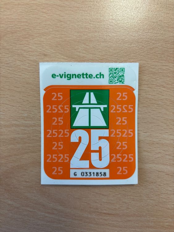 Autobahn-Vignette 2025 - NEU (Neu und originalverpackt) in Walenstadt für CHF 34 – mit Lieferung ...