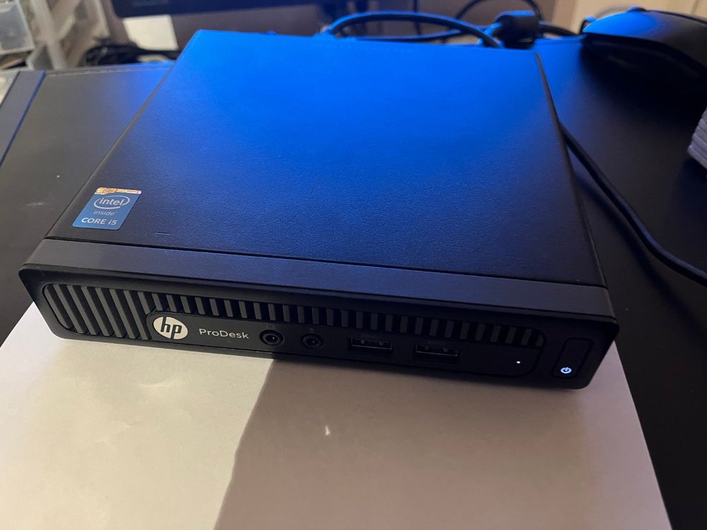 Mini Computer HP ProDesk 400 G1 DM 18x18cm Windows 11 (Gebraucht) in ...