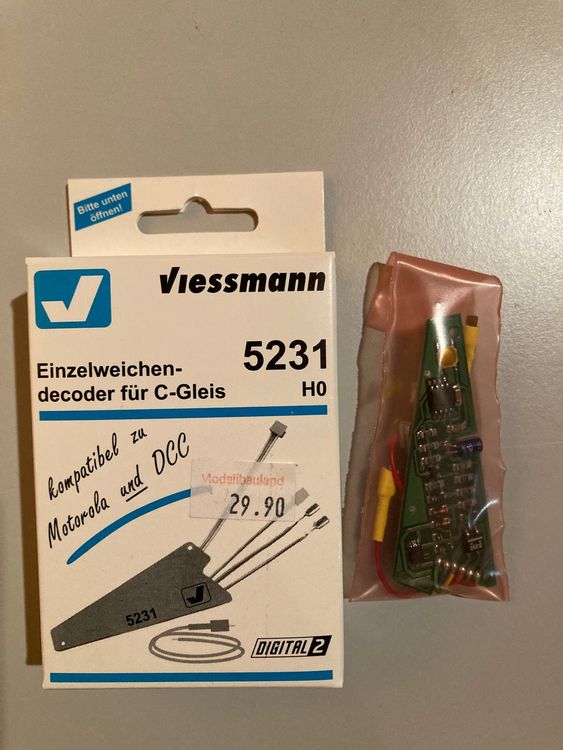 Einzelweichen-Decoder für C-Gleis (Neu und originalverpackt) in für CHF 5 – mit Lieferung auf ...