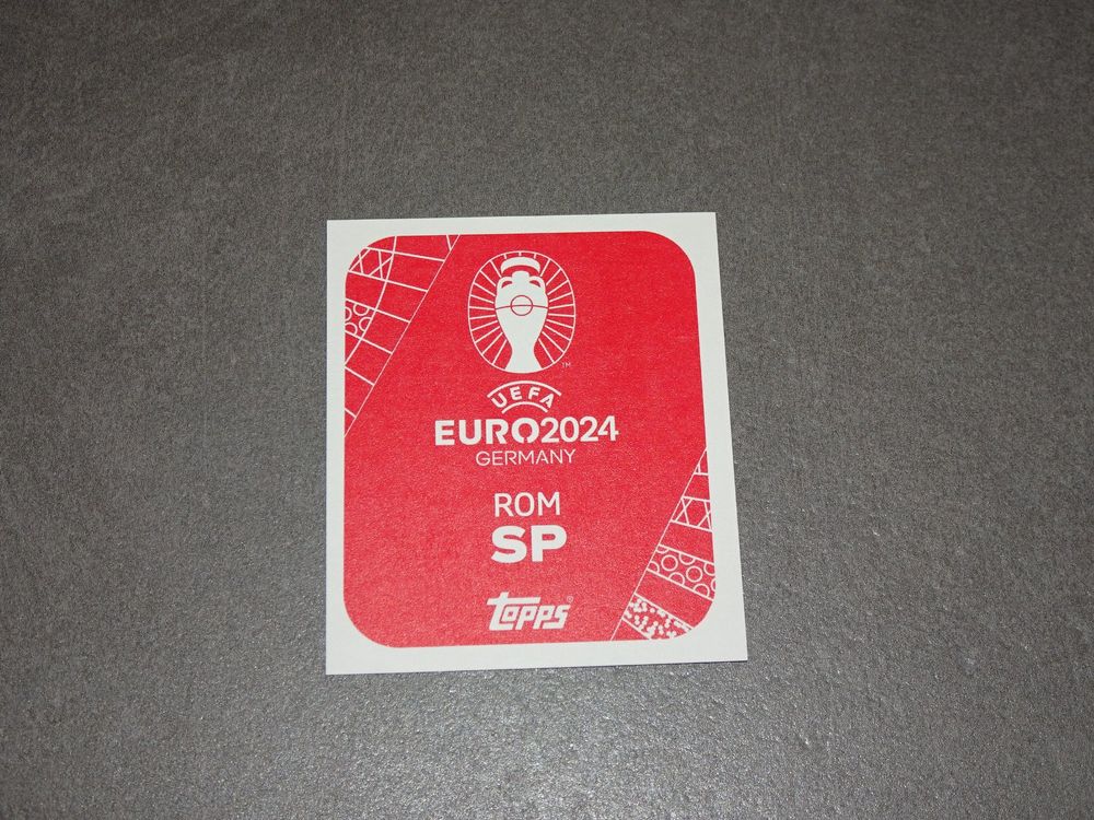 Topps SP Sticker ROM Marin mit Unterschrift, Euro/ EM 2024 (Nuovo ...