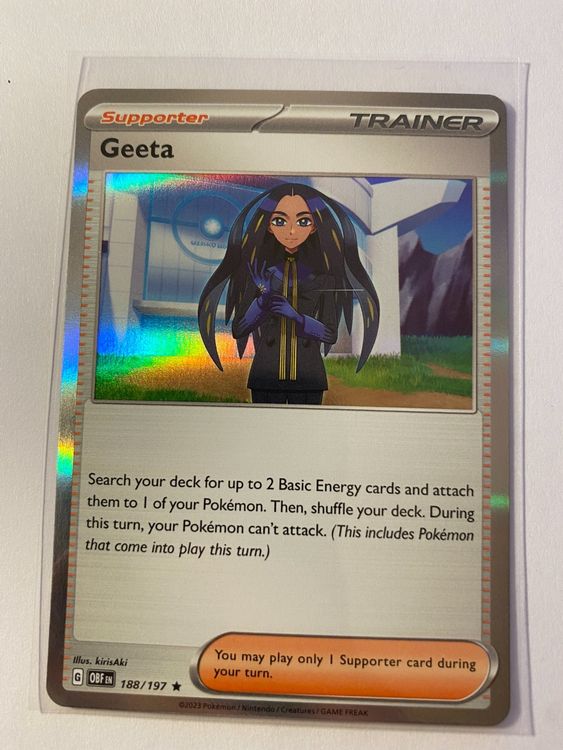Pokemon Geeta 188/197 Holo Obsidian Flames EN | Kaufen auf Ricardo