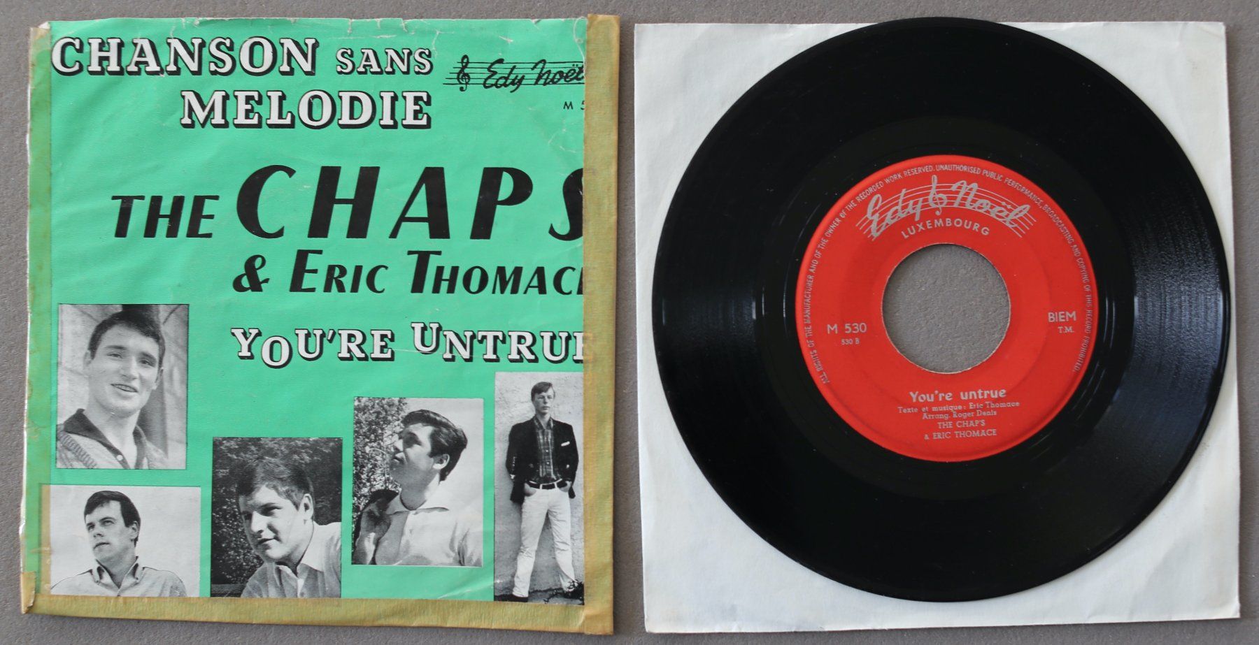Single, 60's Beat, The Chaps & Eric Thomas, You're untrue, (Gebraucht ...