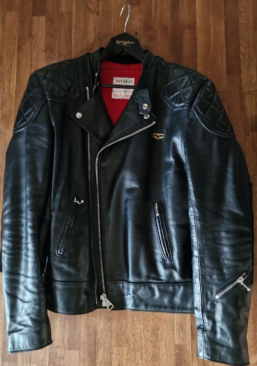 Aviakit Super Monza Leather Jacket - Vintage Style w/Armor | Kaufen auf ...