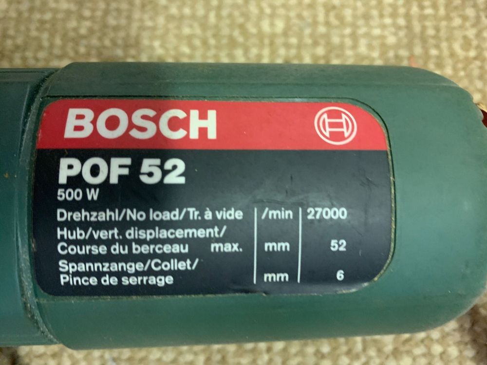 Bosch Fräse POF52 | Kaufen auf Ricardo