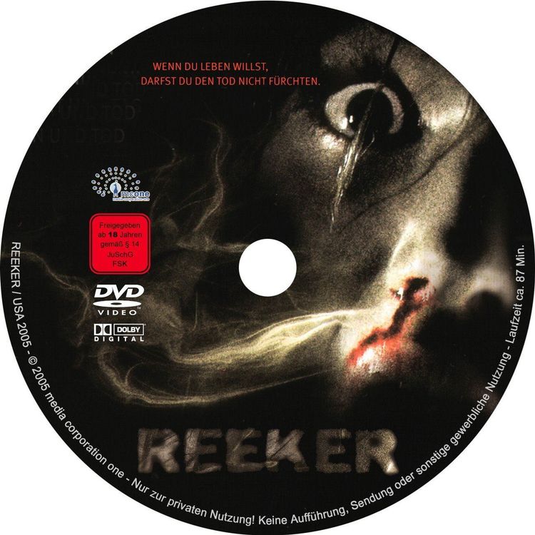 DVD: REEKER (nur DVD) (Gebraucht) in Humlikon für CHF 1 – mit Lieferung ...