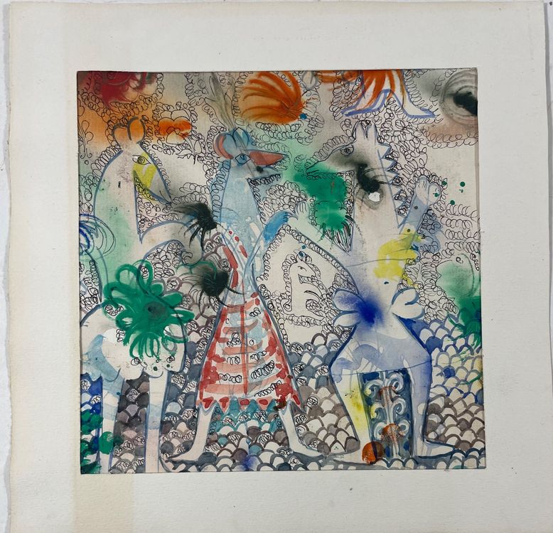 Maria Uebersax (1899-1989) Aquarell (Gebraucht) in Root für CHF 19 – mit Lieferung auf Ricardo ...