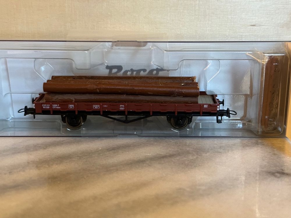 Roco 67483 Rungenwagen SBB H0 Gleichstrom Ep. IV Neu | Kaufen auf Ricardo