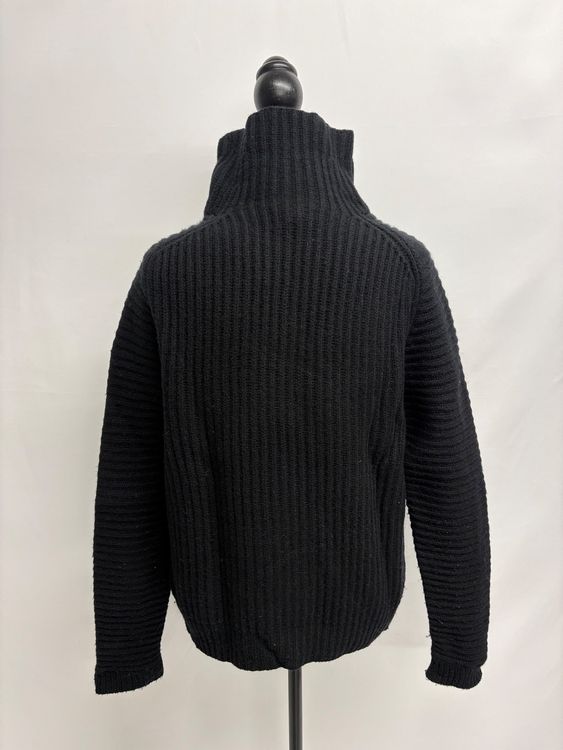 Acne Studios Schwarzer Strickpullover Rollkragen S/M Wolle (Gebraucht ...