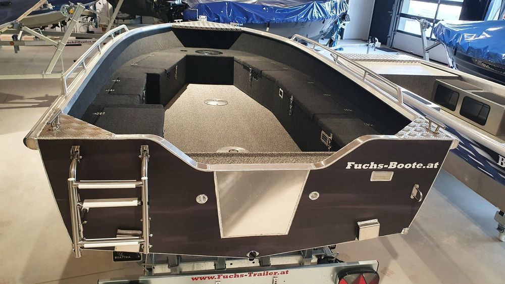 NEU 400 V PRO Fishing Aluminium Angelboot Alu Ruderboot | Kaufen auf ...