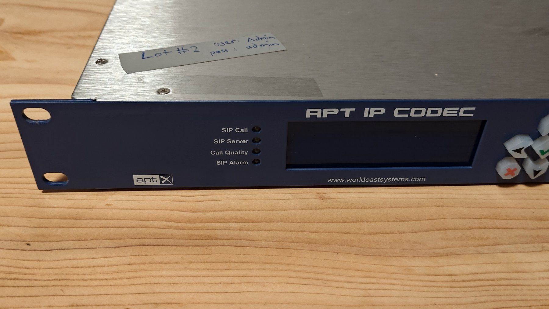 APT IP Codec Worldcast Systems - Mit Doppelnetzteil (Gebraucht) in ...