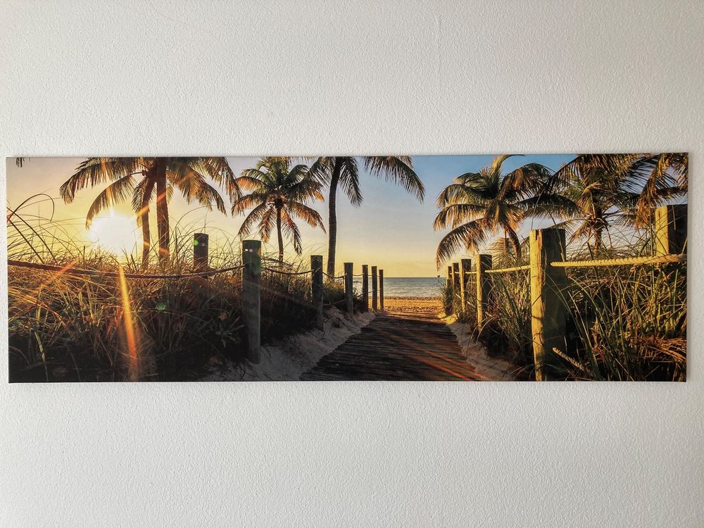 Leinwandbild Strand | Kaufen auf Ricardo