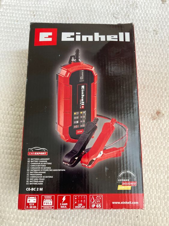 Einhell Batterie Ladegerät CE-BC 2 M Auto Motorrad 12V (Neu (gemäss ...