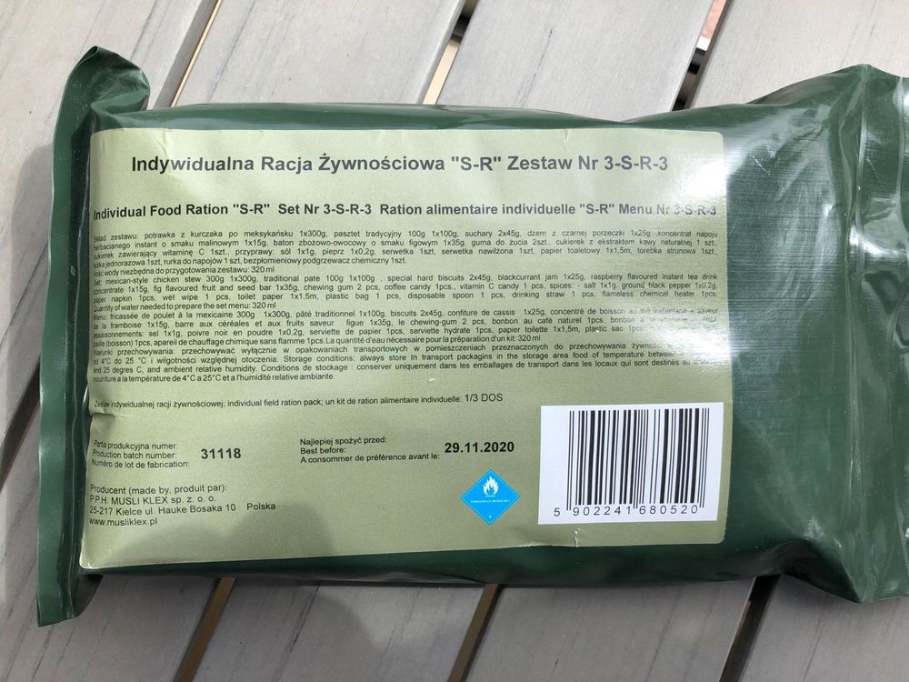 MRE Original > Polnische Armee> Menu#3 | Kaufen auf Ricardo