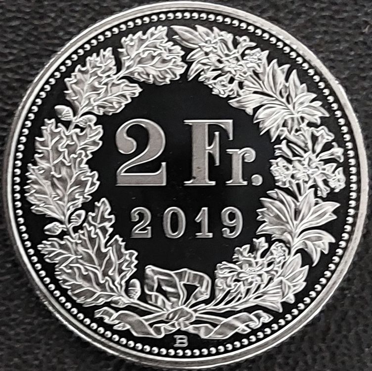 2 Franken 2019 stgl. / aus Münzsatz | Kaufen auf Ricardo