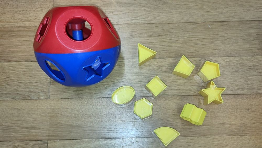 Kombiball Tupperware Motorik Spiel mit Formen, der Klassiker (Gebraucht ...