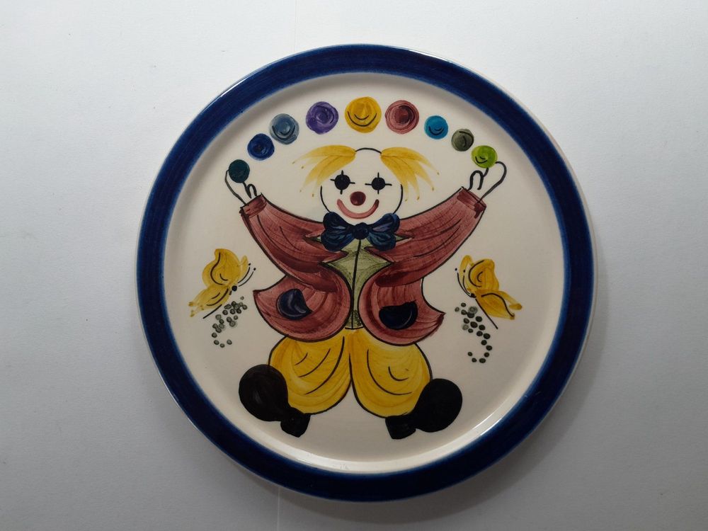 Vintage Willy Steinlin Keramik Teller - Clown (Gebraucht) in Männedorf ...