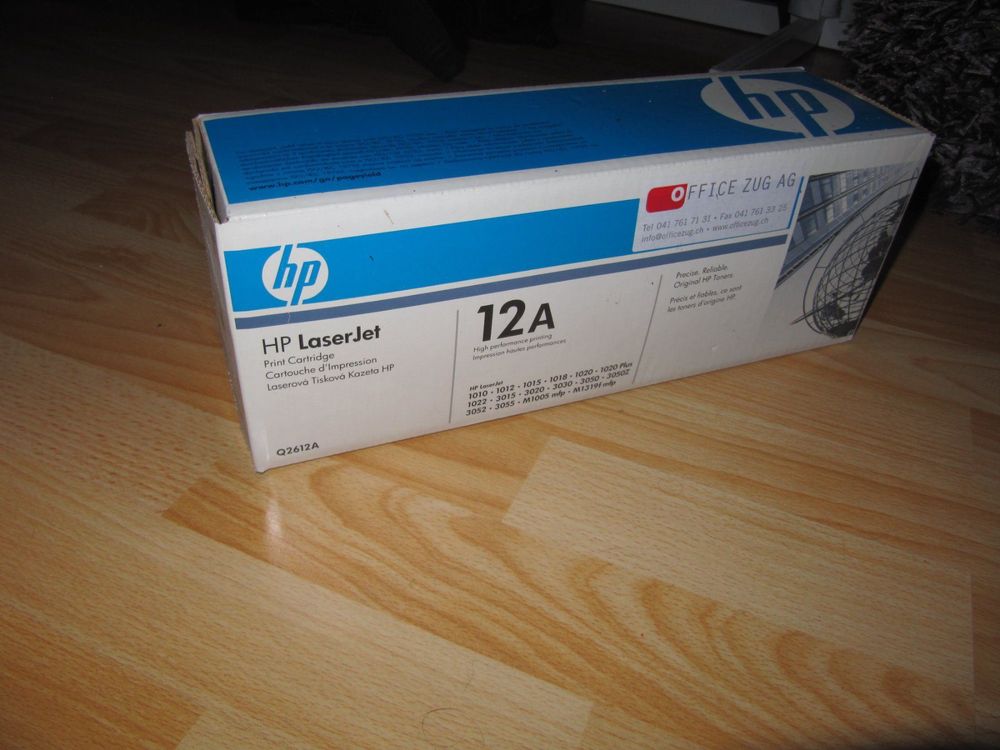 Original HP Laserjet 12A Q2612A (Neu und originalverpackt) in Zürich ...