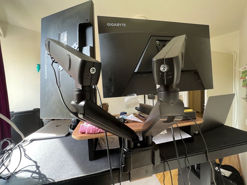 Icy Box Dual Monitor Mount (Halterung) (Gebraucht) in für CHF 34 – mit ...