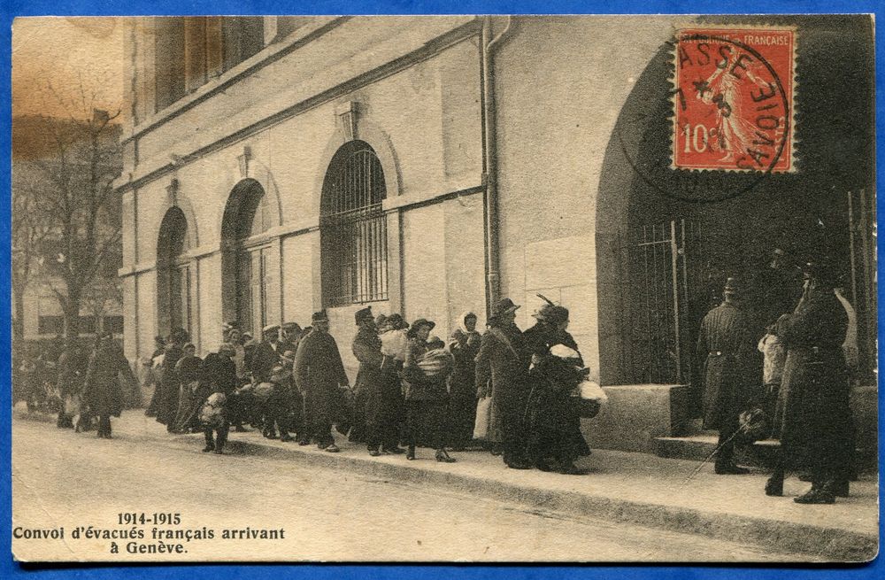 AK (1917)1914-15 convoi d`évacués francais arrivant à Genève | Kaufen auf Ricardo