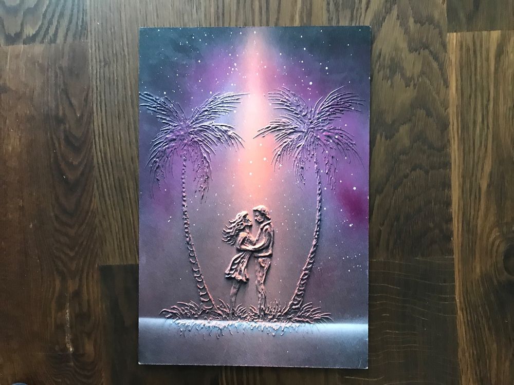 Bild, Paar unter Palmen | Kaufen auf Ricardo