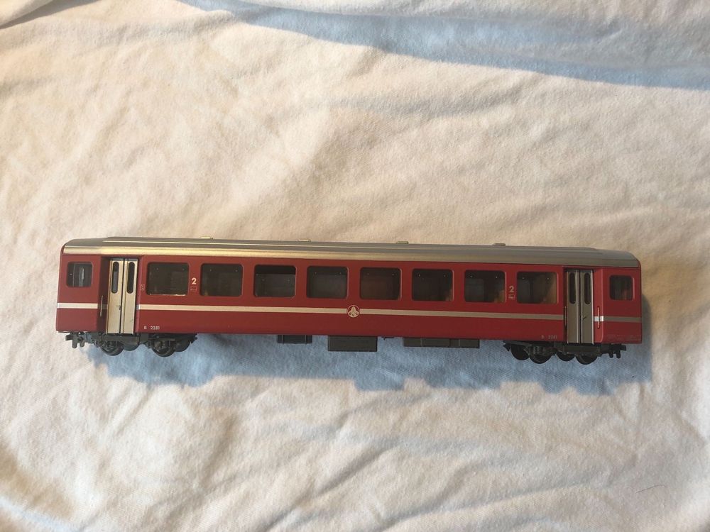 BEMO H0m BrigVispZermatt-Bahn BVZ Wagen | Kaufen auf Ricardo